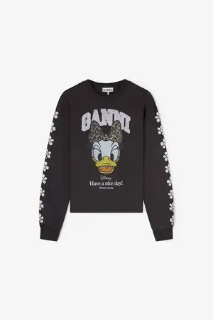 GANNI X Disney Daisy Duck Long-sleeve T-shirt - Mixed
