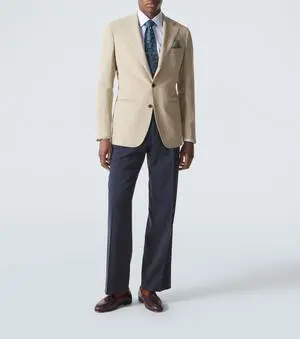 Charvet Checked Cotton Poplin Shirt - Blue