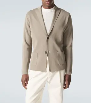 Thom Sweeney Cotton Crêpe Blazer