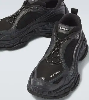 Balenciaga Triple S.2 Lace-up Sneakers - Black