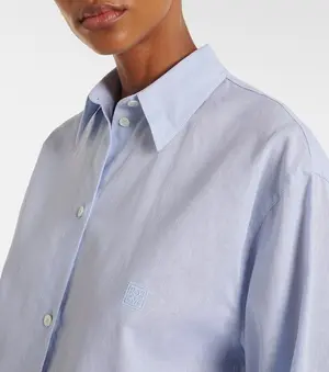TOTEME Oversized Cotton And Linen Shirt