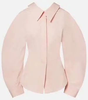 Givenchy Balloon-sleeve Cotton Shirt - Pink