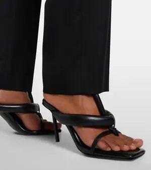 Givenchy Boudoir Leather Thong Sandals