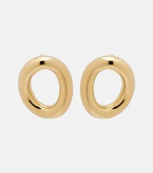 Balenciaga Eisa Ellipse Earrings - Gold