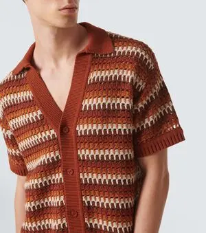 Frescobol Carioca Pinto Crochet Cotton Shirt - Neutrals