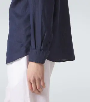 Vilebrequin Linen Shirt - Blue