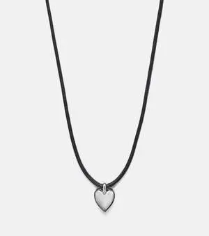 JENNIFER FISHER Puffy Heart Pendant Necklace - Silver