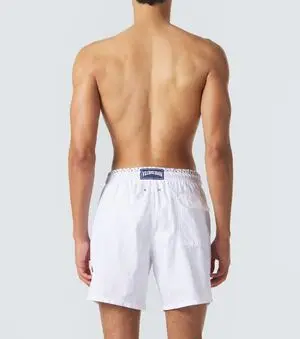 Vilebrequin Printed Swim Trunks - White