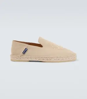 Vilebrequin Embroidered Canvas Espadrilles - Beige