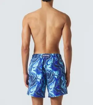Vilebrequin Moorea Printed Swim Trunks - Blue