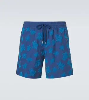 Vilebrequin Moorea Printed Swim Trunks - Blue