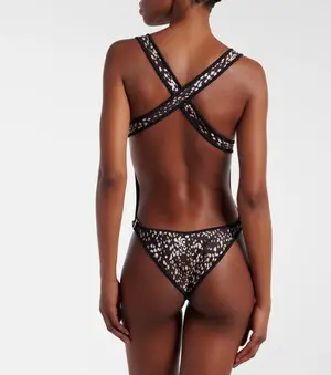 Attico Leopard-print Swimsuit