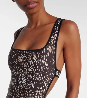 Attico Leopard-print Swimsuit