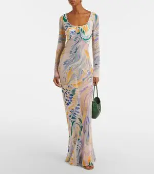 ALEXANDRA MIRO Lois Printed Maxi Dress