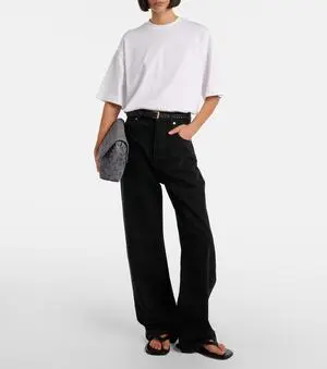 Bottega Veneta Sampieri Thong Sandals - Black