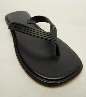 Bottega Veneta Sampieri Thong Sandals - Black