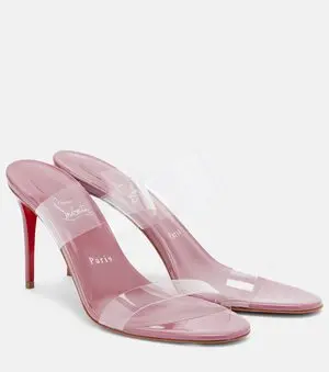 Christian Louboutin Trimmed Mules Clogs For Women