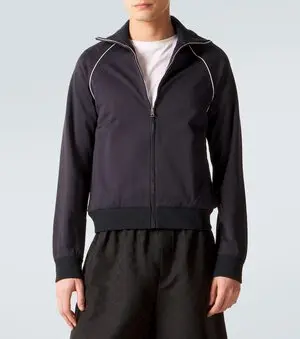 Gucci Gg Technical Jacquard Track Jacket