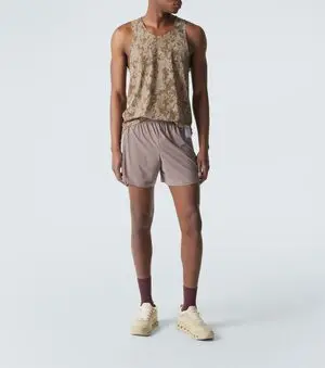 Satisfy Space‑o Camouflage Tank Top - Brown