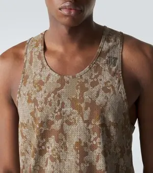 Satisfy Space‑o Camouflage Tank Top - Brown