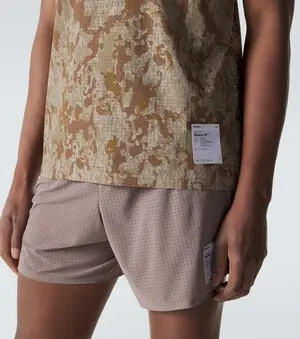Satisfy Space‑o Camouflage Tank Top - Brown