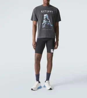 Satisfy Mothtech™ Printed Cotton Jersey T-shirt - Grey
