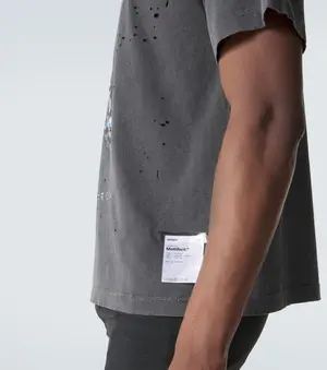 Satisfy Mothtech™ Printed Cotton Jersey T-shirt - Grey