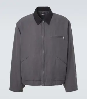 A.PRESSE Vintage Cotton And Silk Twill Jacket