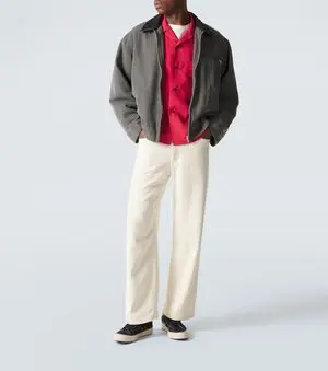 A.PRESSE Vintage Cotton And Silk Twill Jacket
