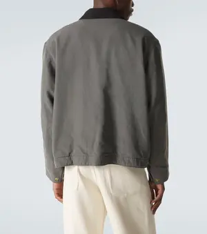 A.PRESSE Vintage Cotton And Silk Twill Jacket