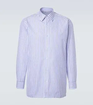 Charvet Striped Cotton Poplin Shirt