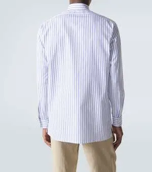 Charvet Striped Cotton Poplin Shirt