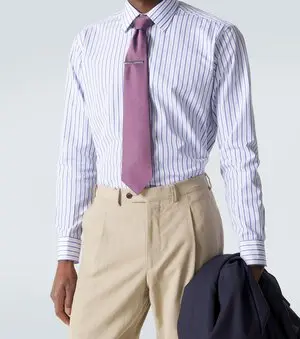 Charvet Striped Cotton Poplin Shirt