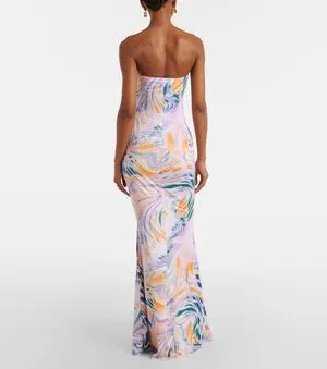 ALEXANDRA MIRO Elodie Printed Maxi Dress