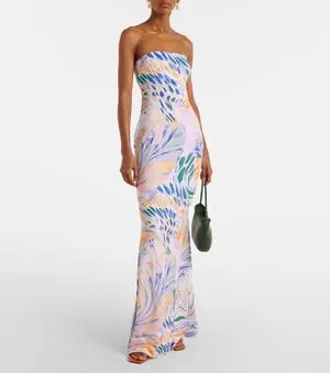 ALEXANDRA MIRO Elodie Printed Maxi Dress