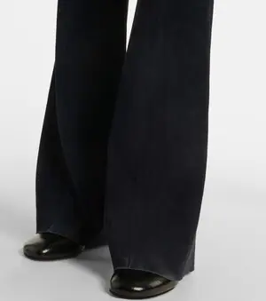 Stouls Gege Suede Flared Pants