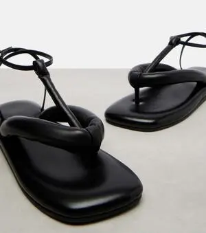 Givenchy Leather Boudoir Thong Sandals