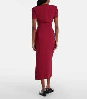 Givenchy Asymmetrical Draped Midi Dress