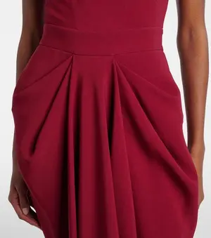 Givenchy Asymmetrical Draped Midi Dress