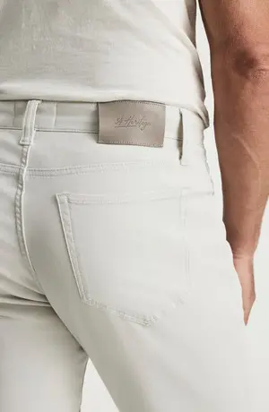 34 Heritage Courage Straight-leg Twill Pants - Bone Elite