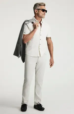 34 Heritage Courage Straight-leg Twill Pants - Bone Elite