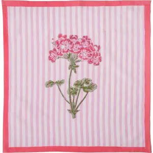 INNER CHILD Blockprint Napkinsset Of 4 - Pink Hydrangea