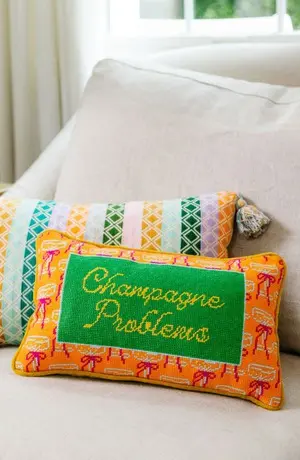 FURBISH Needlepoint Pillow