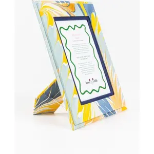 INNER CHILD Hand-marbled Picture Frame - Blue