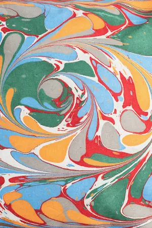 INNER CHILD Marais Hand Marbled Square Pillowcover Only