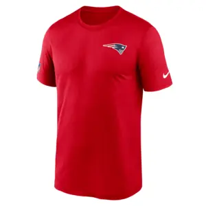 Nike New England Patriots Legend Small Logo Dri-fit Nfl T-shirt - Red