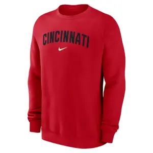 Nike Cincinnati Reds Mlb Pullover Crew - Red