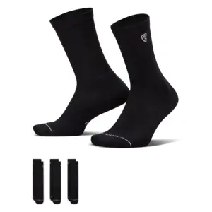 Nike Everyday Elevated Golf Crew Socks - Black