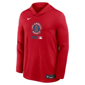 Nike Los Angeles Angels City Connect Dri-fit Mlb Long-sleeve Hooded Top
