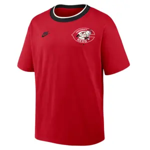 Nike Cincinnati Reds Cooperstown Ringer Mlb T-shirt - Red